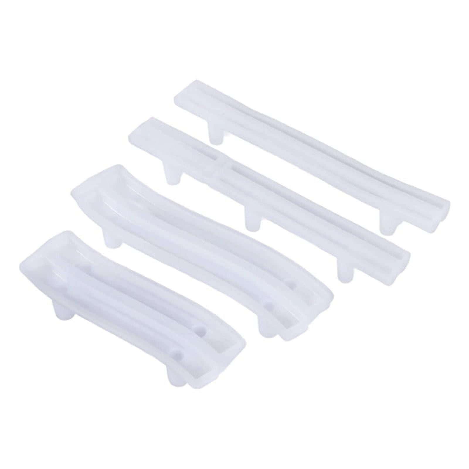 4 Set Tray Handle Resin Mold, Silicone Epoxy Casting Mold for DIY Cabinet Door Handles, Drawer ...