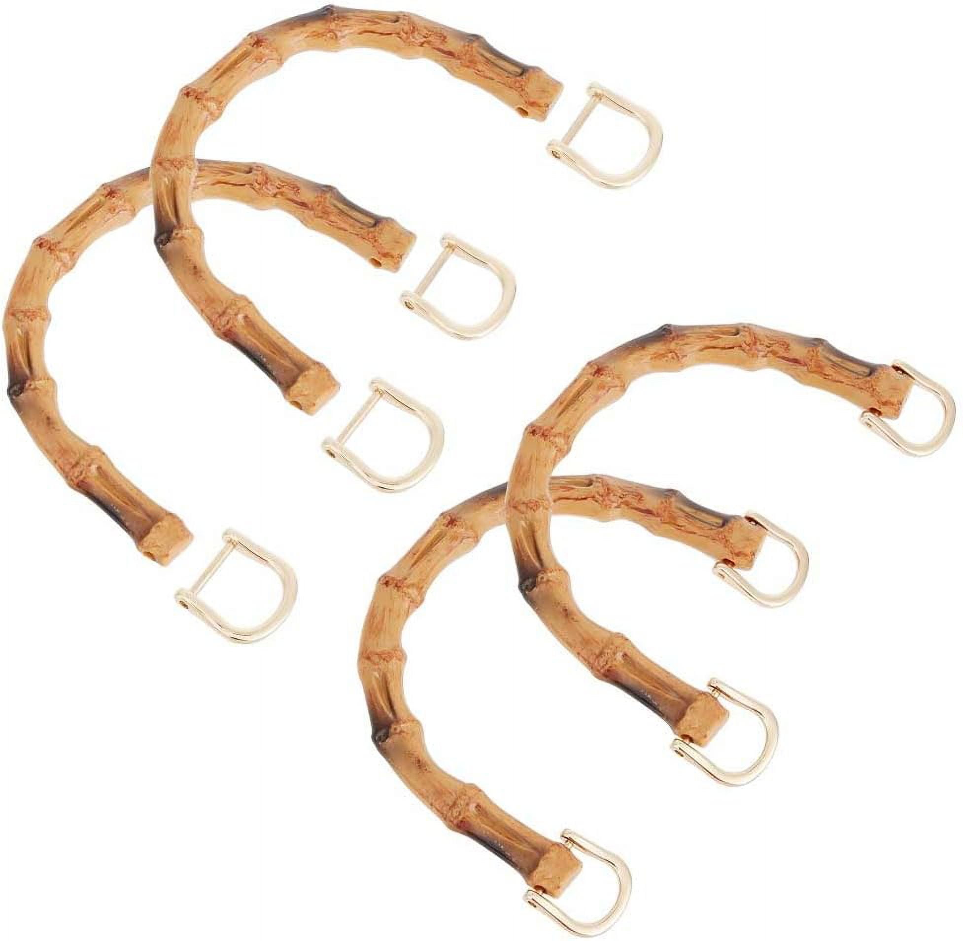 4 Set U-Shaped Purse Handles Bamboo Handbag Handles Plastic Bag Handles ...