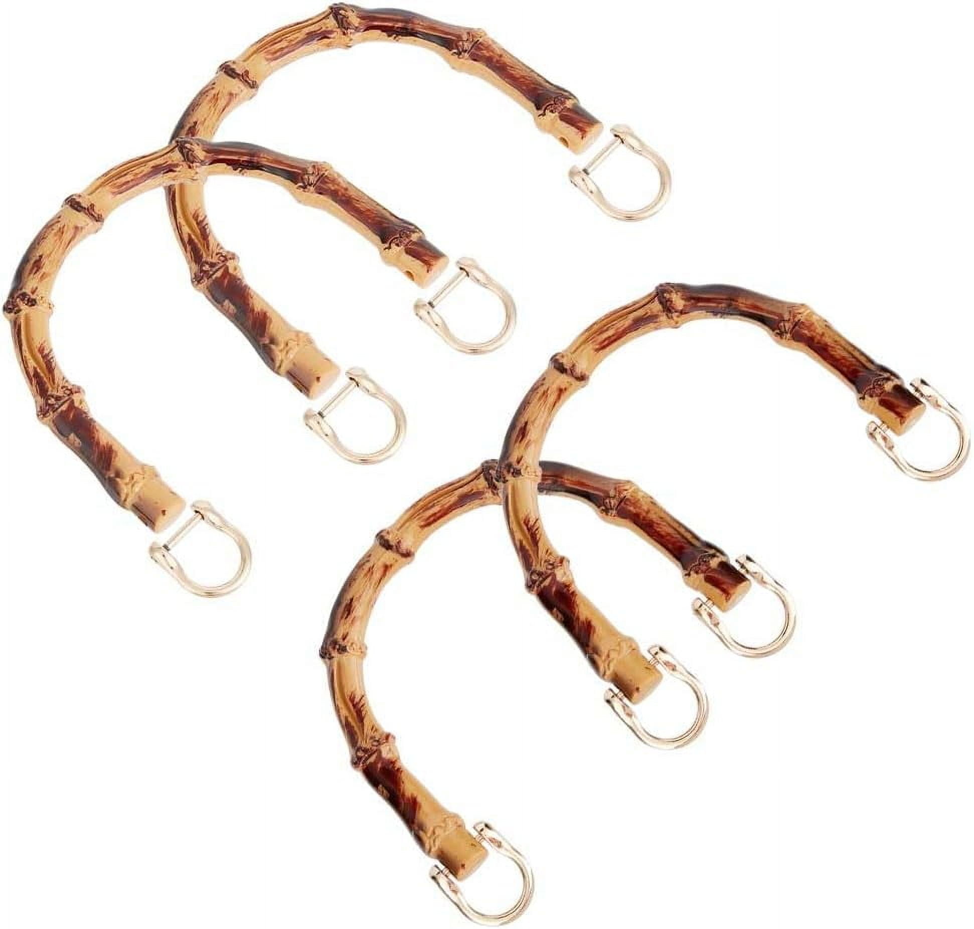 4 Set U-Shaped Purse Handles Bamboo Handbag Handles Plastic Bag Handles ...