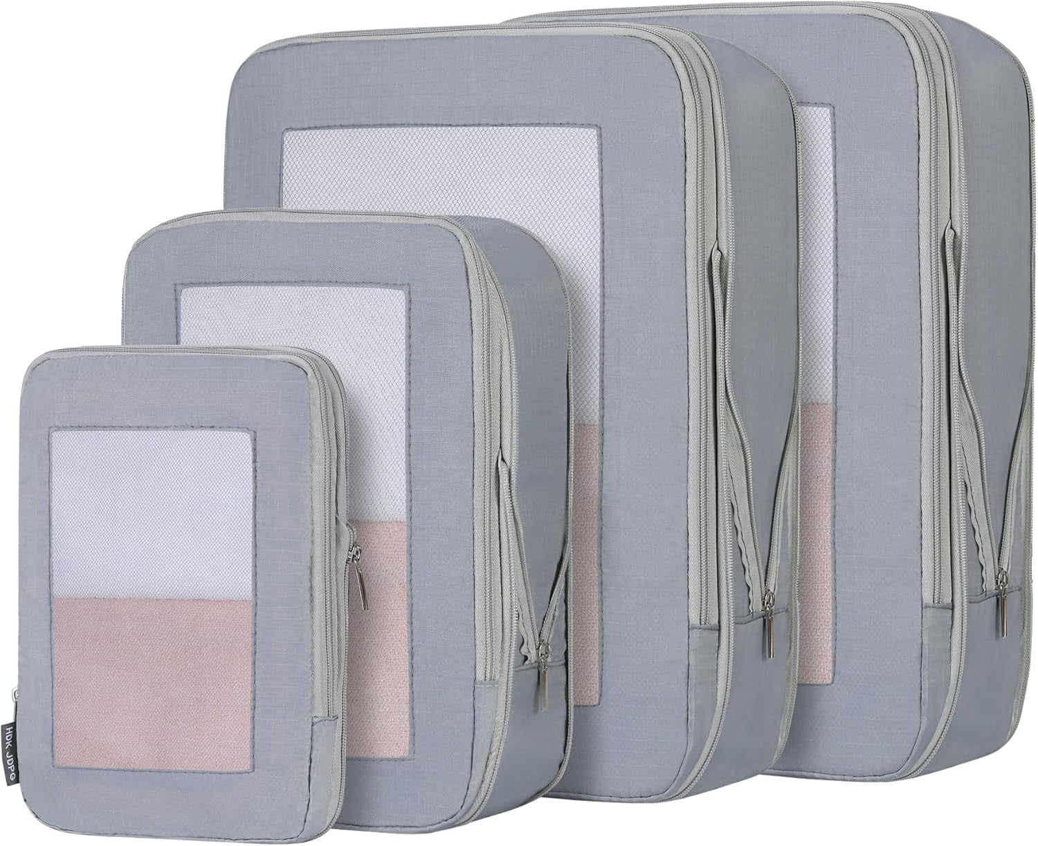 4 Set Ultralight Compression Packing Cubes Travel for Suitcases ...