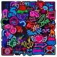 4 Set Valentine's Day Themed PVC Waterproof Sticker Cup Computer Mobile ...
