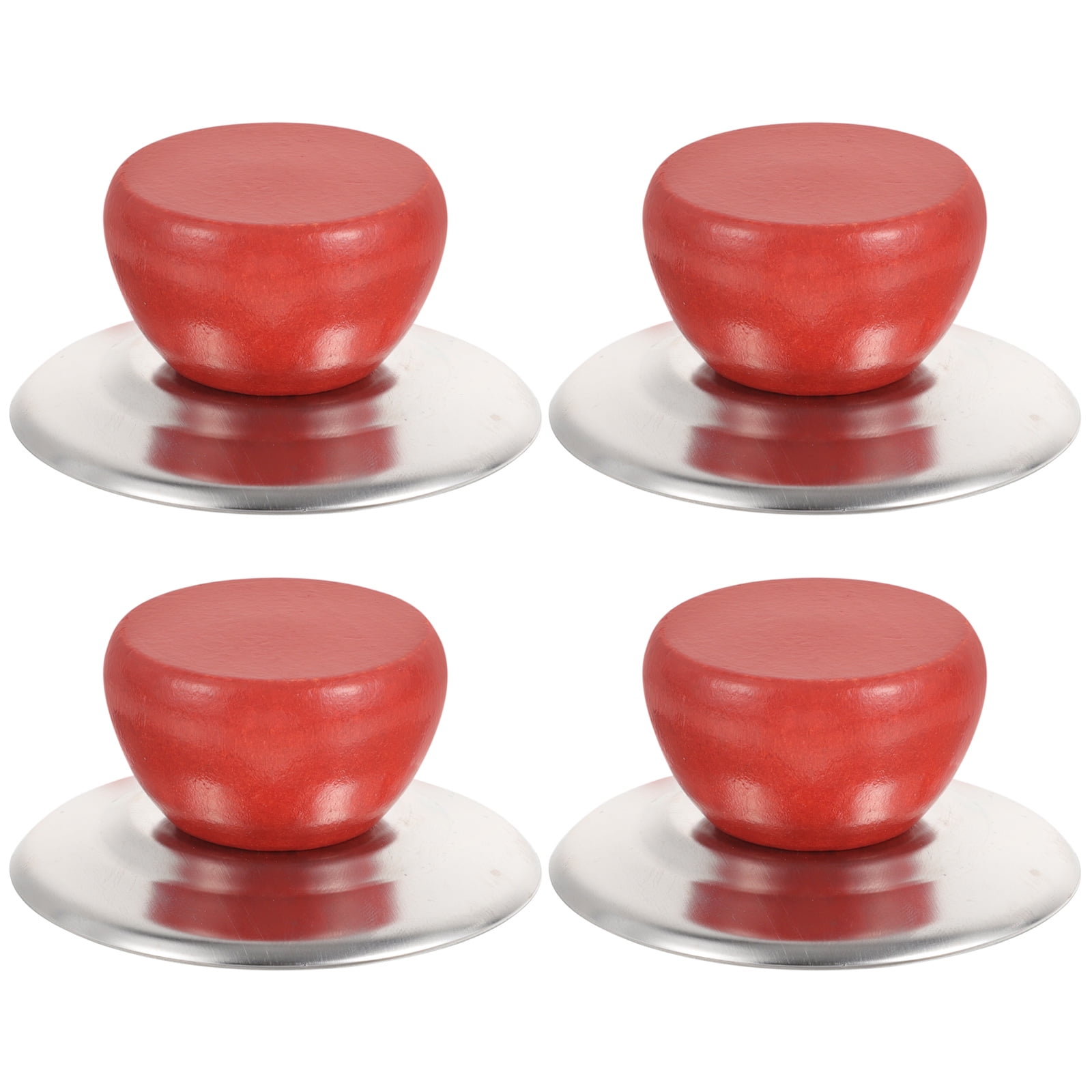 4 Set of Whistle Kettle Lid Knobs Set Stainless Steel Knobs Universal ...