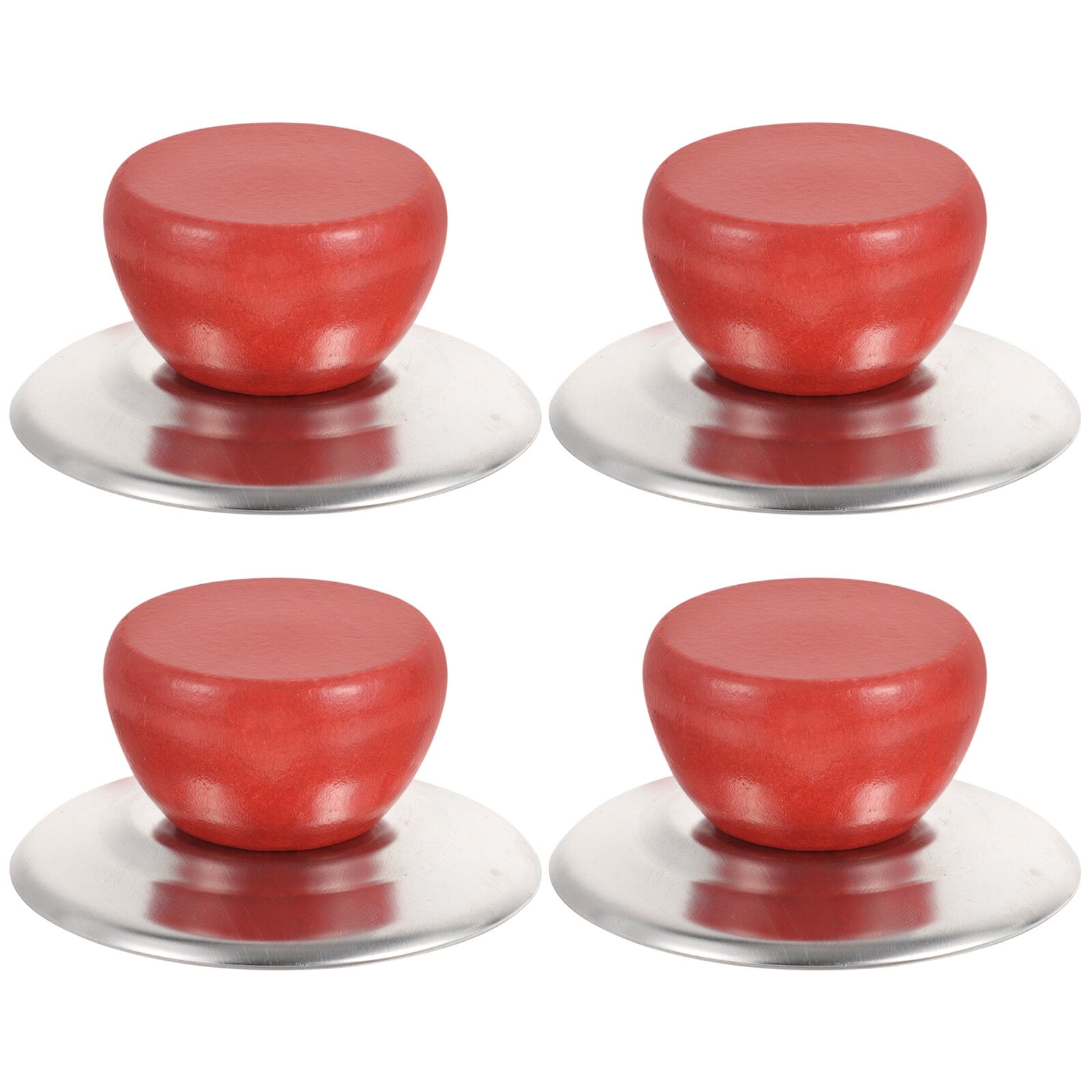 4 Set of Whistle Pot Lid Knobs Set Universal Pot Lid Cover Knobs Set ...
