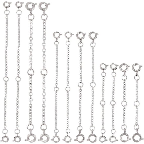 4 Sets 2 Styles 304 Stainless Steel Spring Ring Clasps with 304 ...