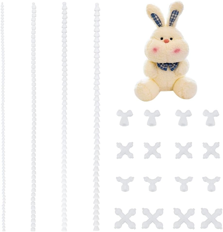 4 Sets 4 Style Polyoxymethylene(POM) Toy Skeleton Joint for DIY Plush ...