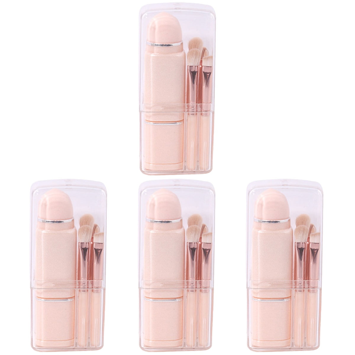 4 Sets 8 in 1 Makeup Brush Brushes for Girls Professional Dual Headed ...