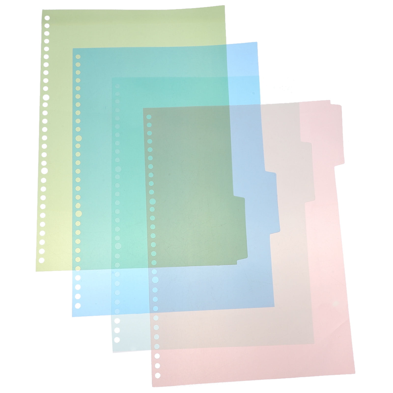 4 Sets A4 Binder Divider File Divider Subject Divider for Binder ...