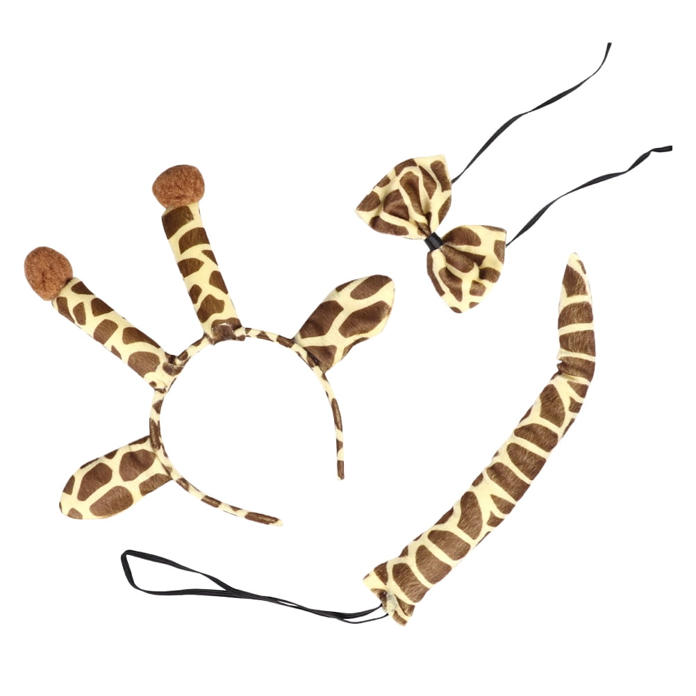 4 Sets Animal Costumes Wear-resistant Giraffe Costumes Decorative Tails ...