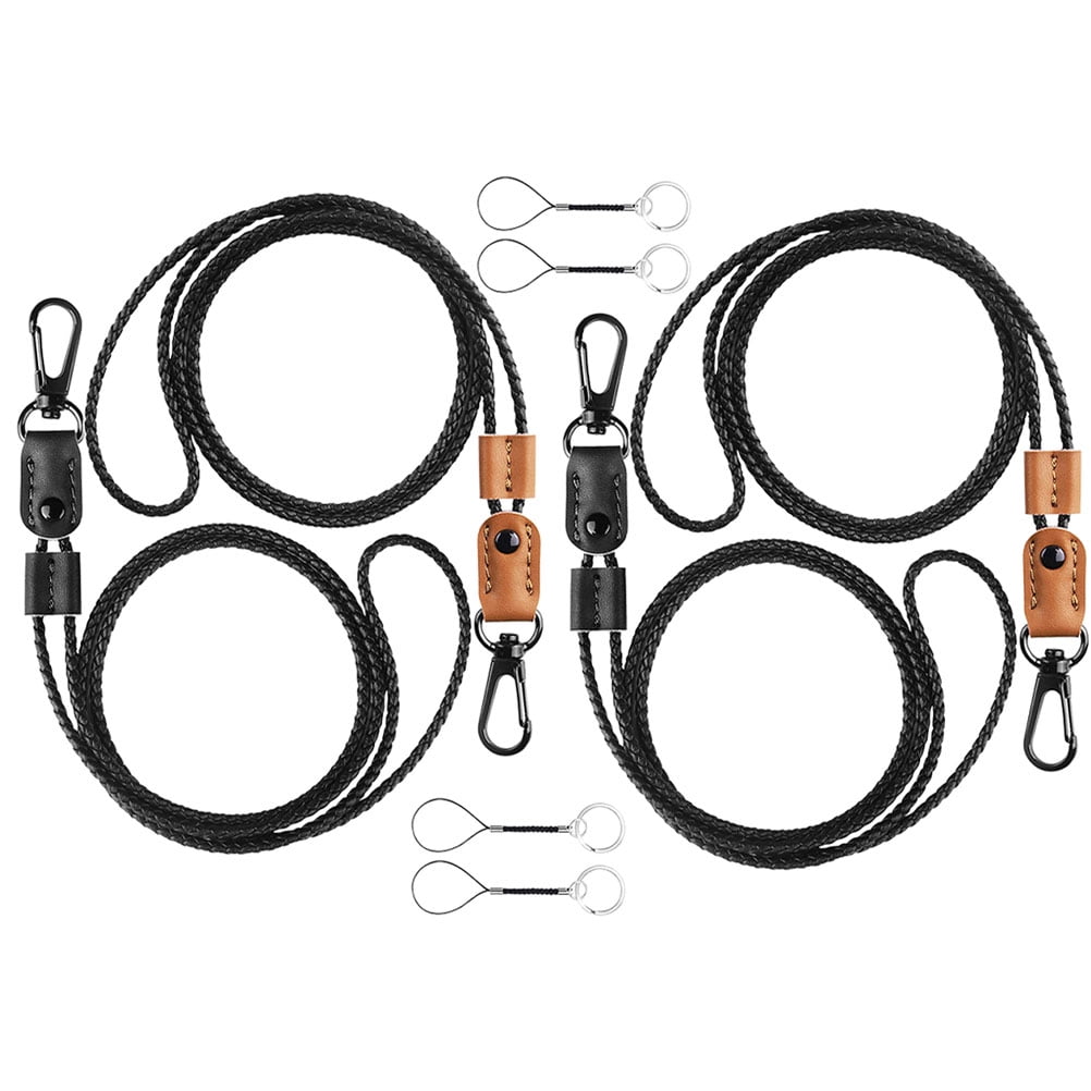 4 Sets Badge Key ID Lanyard Practical Keychain Work - Walmart.com