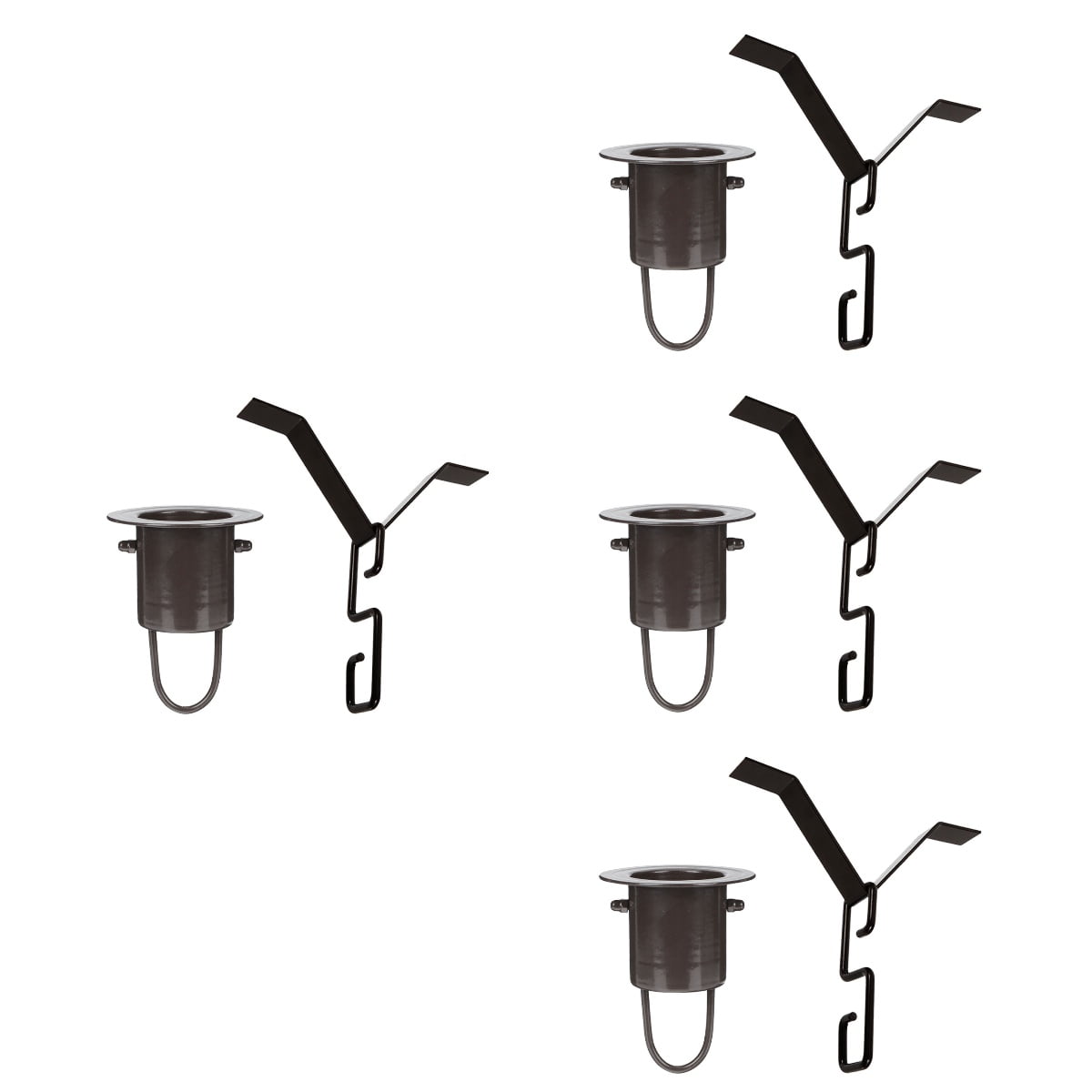 4 Sets Black Brake Calipers Gutter Adapter Functional Rain Chain ...