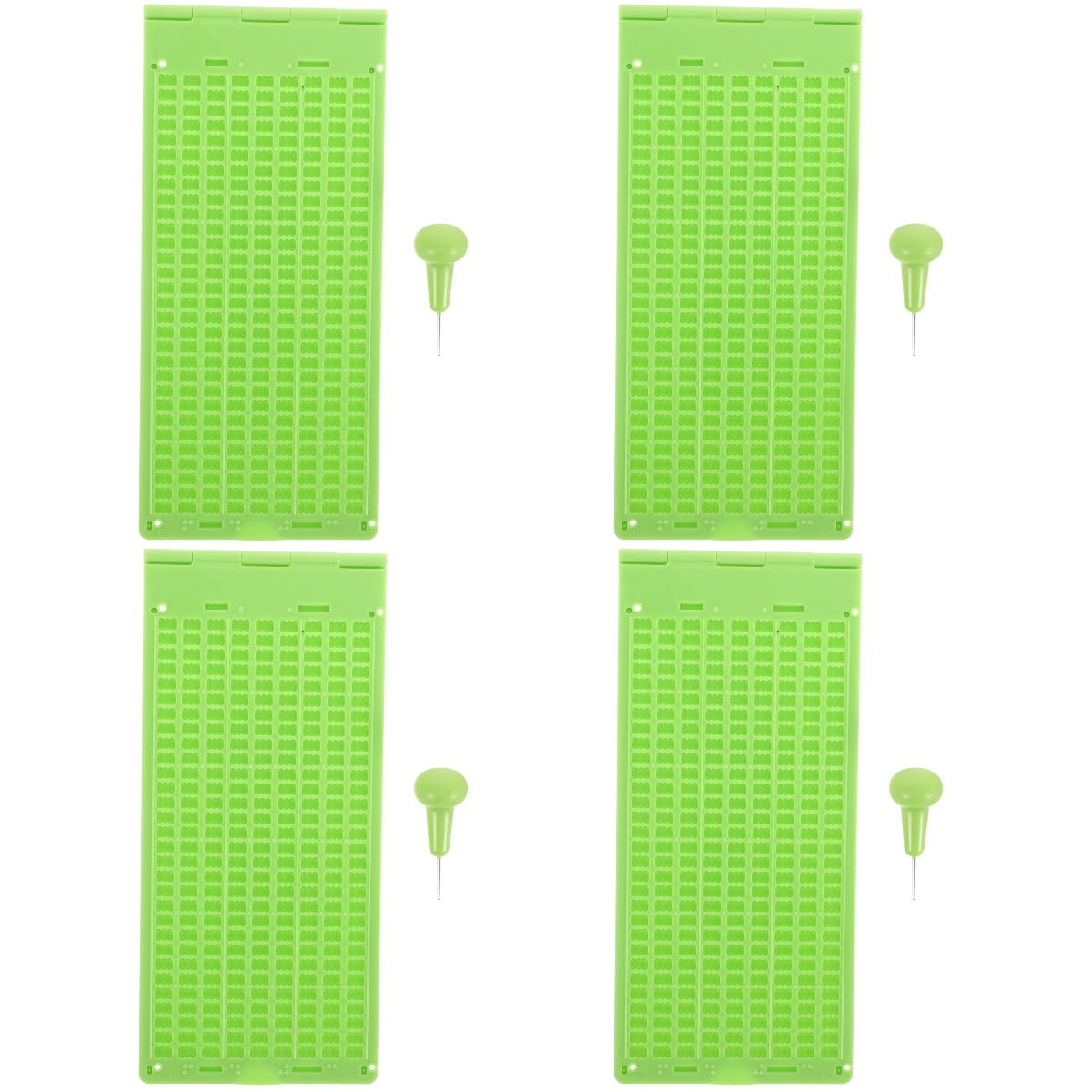 4 Sets Braille Books Tablet Practical for Travel - Walmart.com