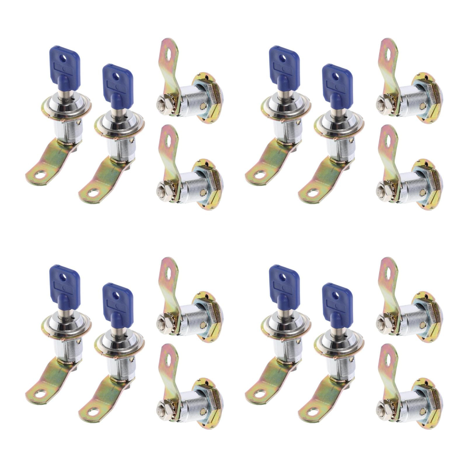 4 Sets Cam Lock Set Cabinet Cam Keyed Lock 27mm Door Locks for Files ...
