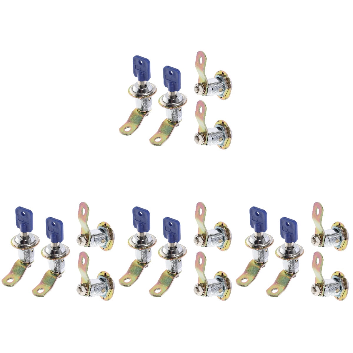 4 Sets Cam Locks Door Lock RV Lock 4.00X2.00X2.00CM Silver - Walmart.com