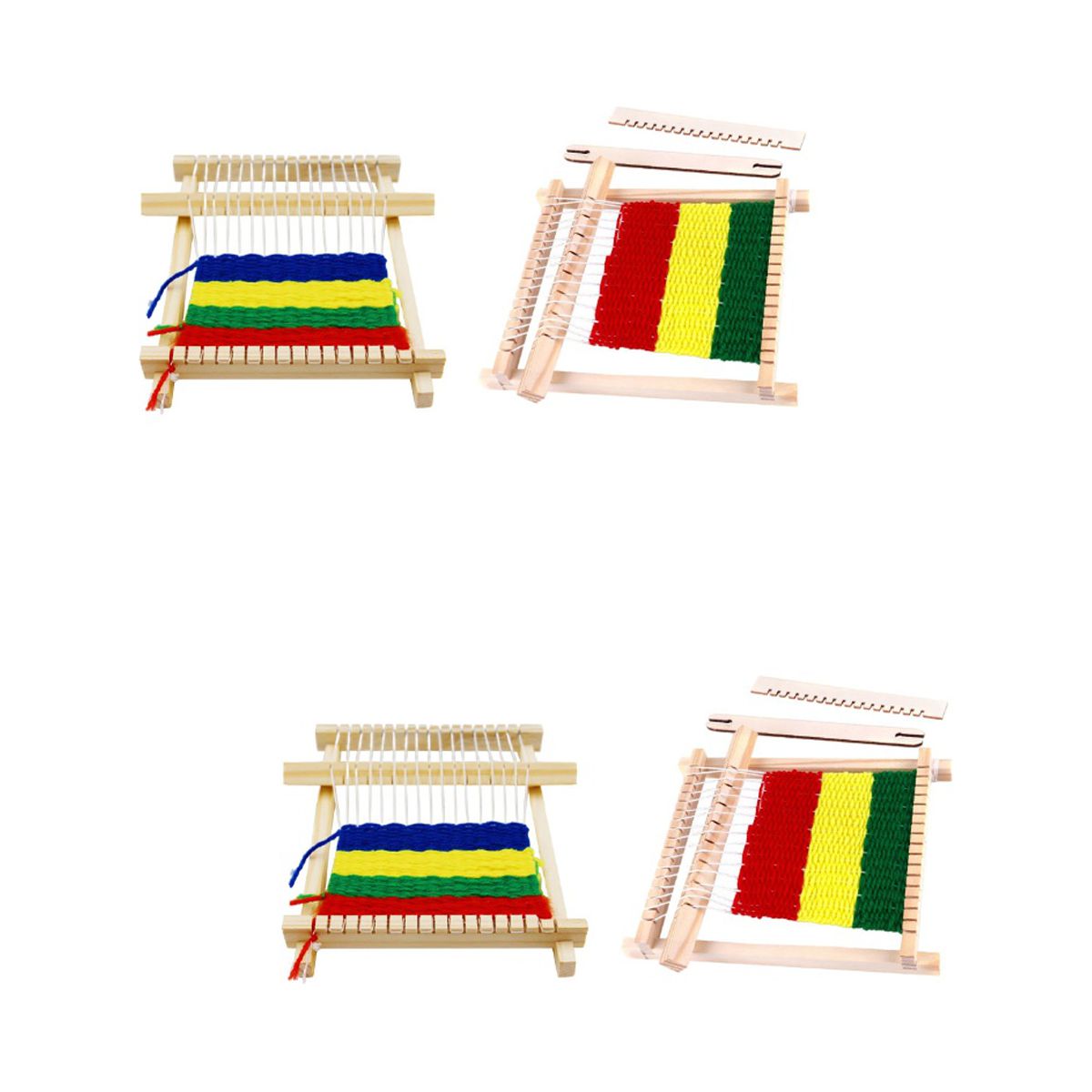 4 Sets Children's Loom Kids Weaving Machine Toy DIY Puzzle Toys Braided ...