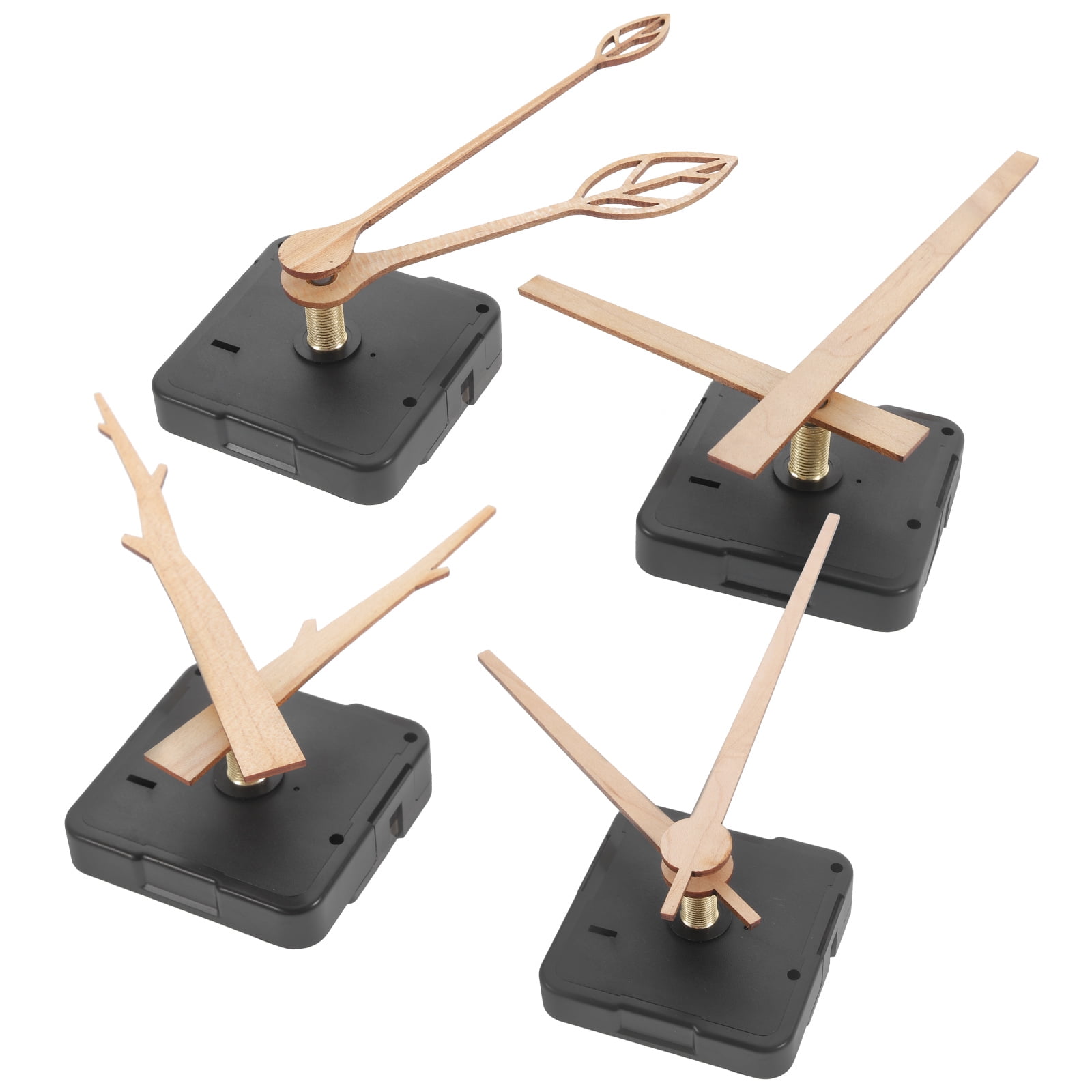 4 Sets Clock Kit Quartz Mechanism Movement Repair Mute Digital Wall ...