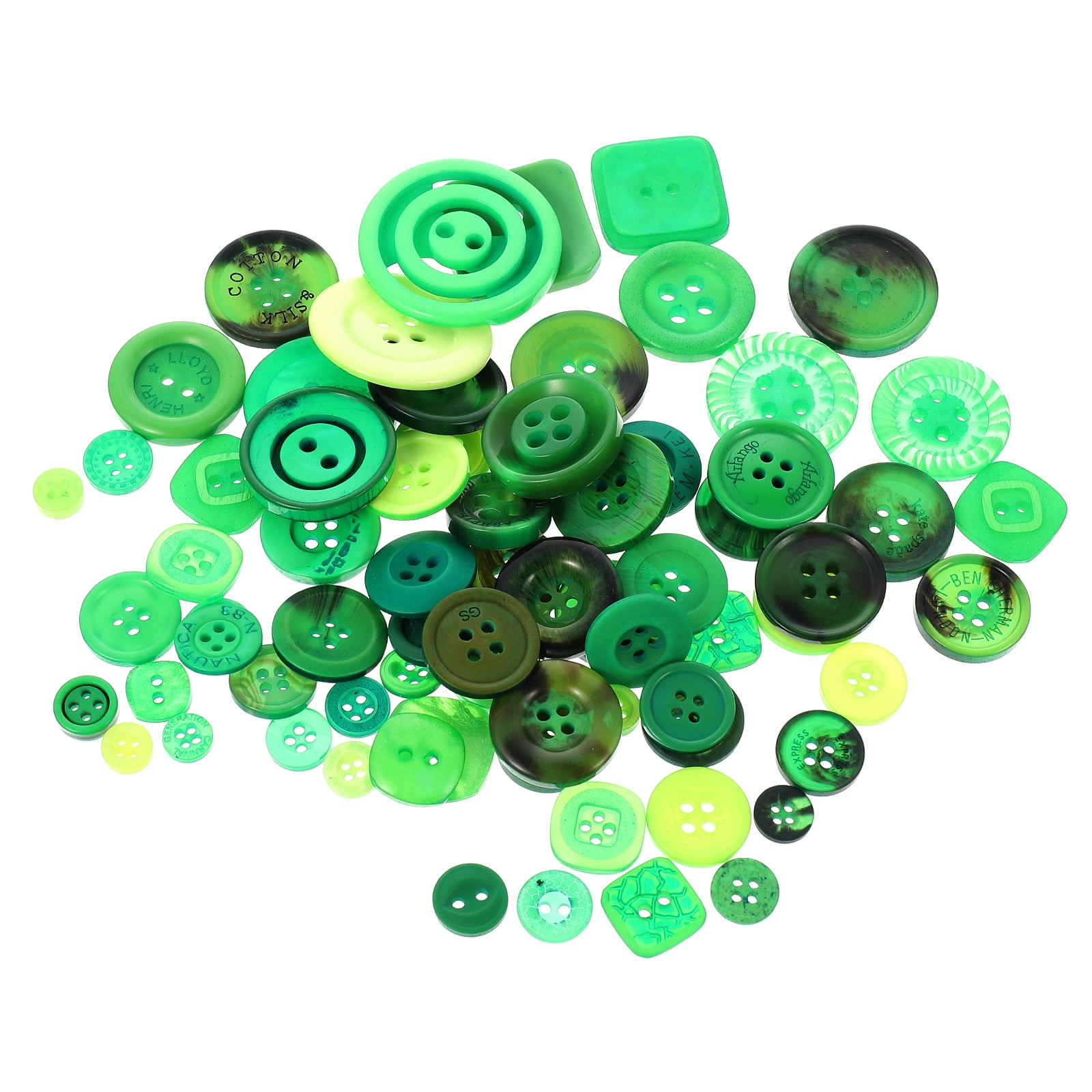 4 Sets Color Resin Button Decor Buttons for Crafts Clothes Ornaments ...