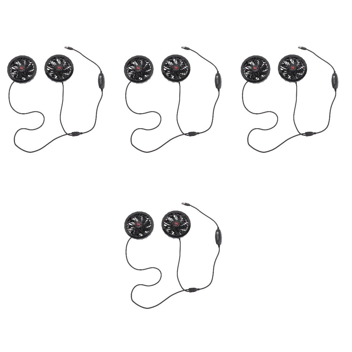 4 Sets Cooling Fan Vest Wearable Air Conditioner Useful Man - Walmart.com