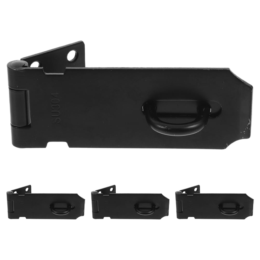 4 Sets Deadbolt Hasp Cabinet Drawer Door Hasps 304 Stainless Steel ...