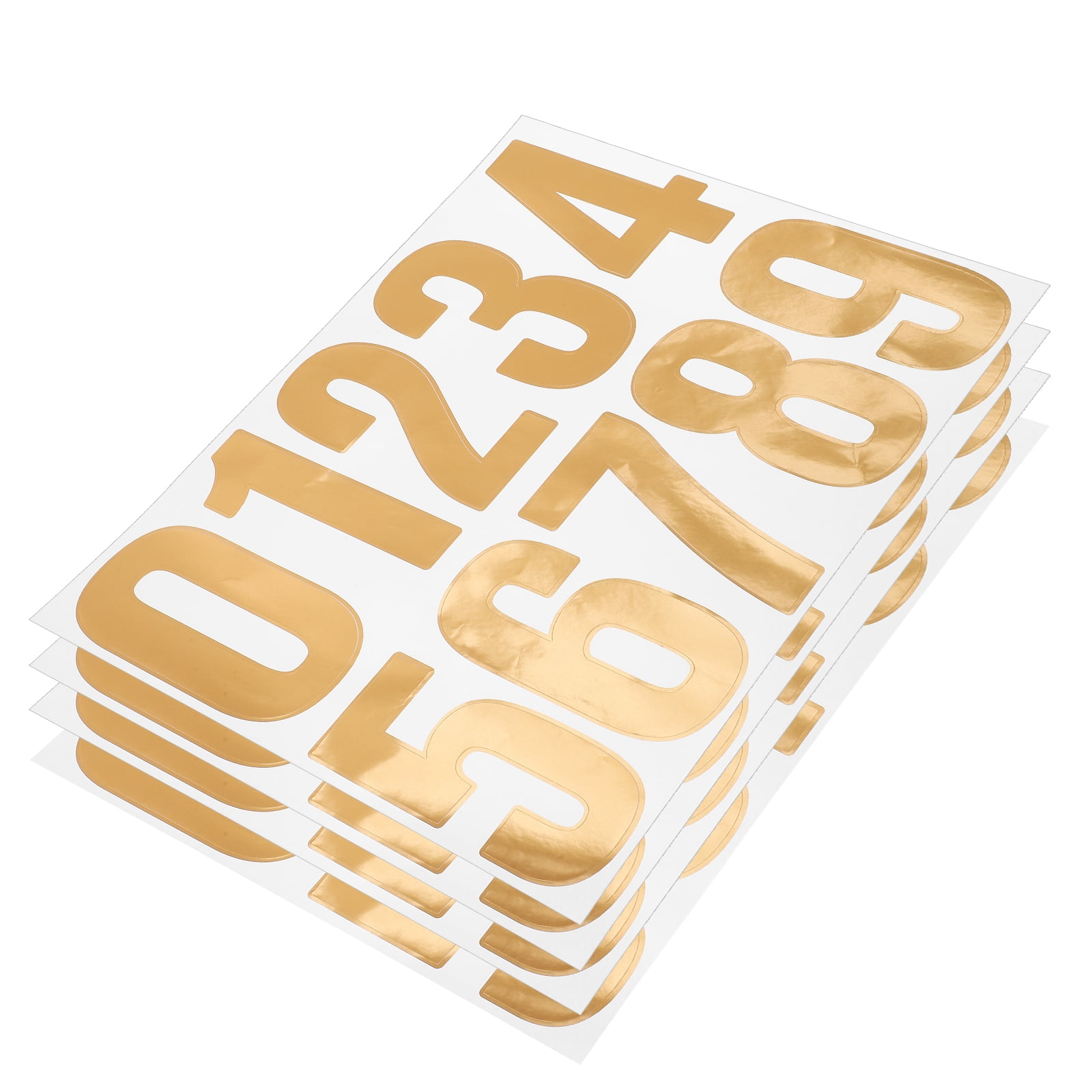 4 Sets Digital Stickers Numbers Stickers Address Signs for Driveway ...