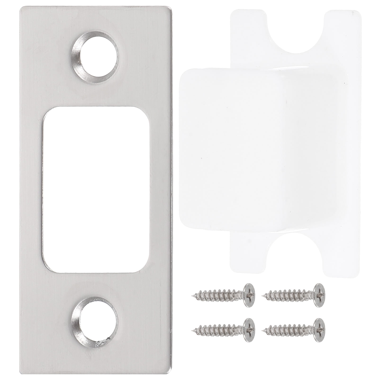 4 Sets Door Lock Guide Reinforcement Locks Hole Cover Plate Strike ...