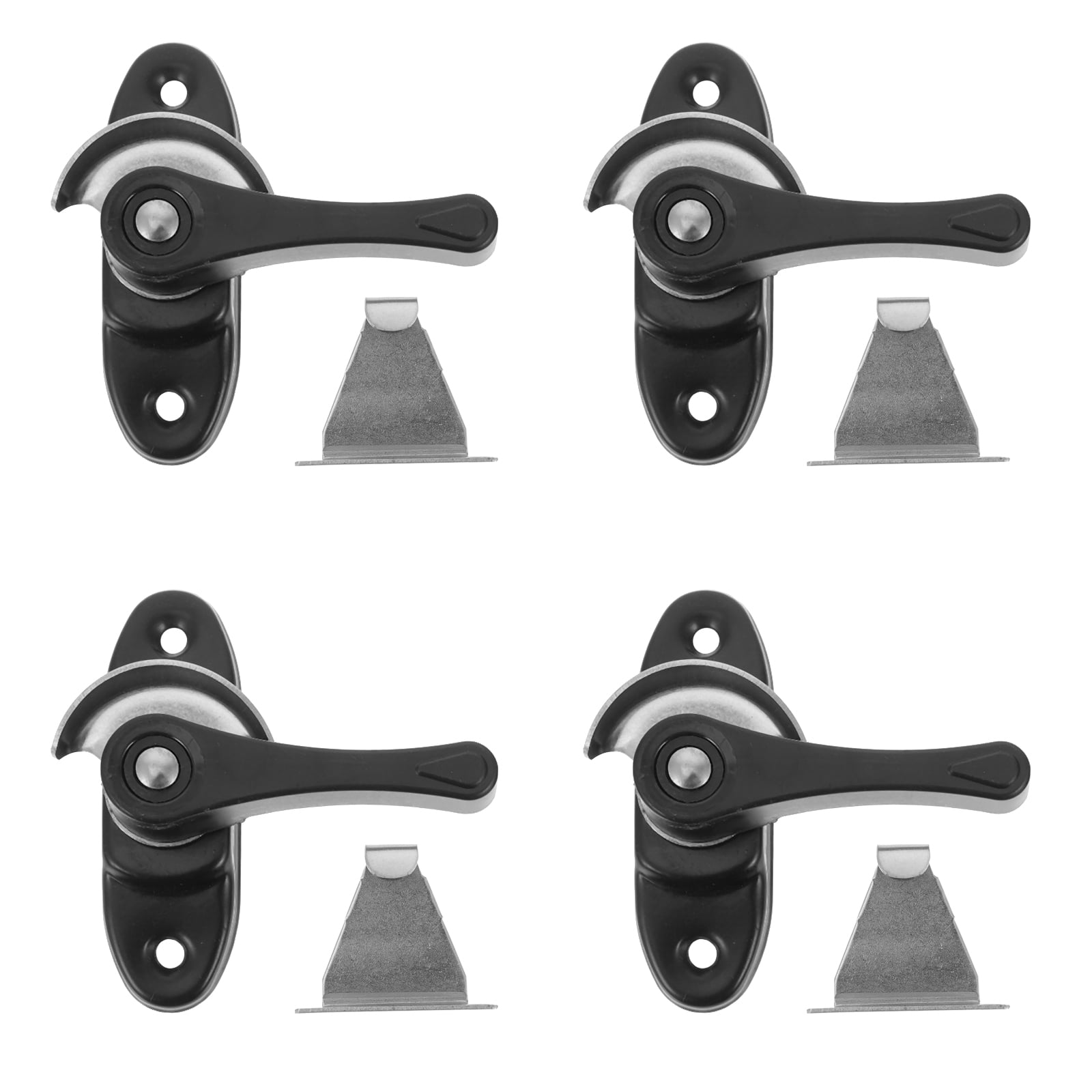 4 Sets Door and Window Hook Lock Hasp Sash Anti-Theft Blocker Doors ...