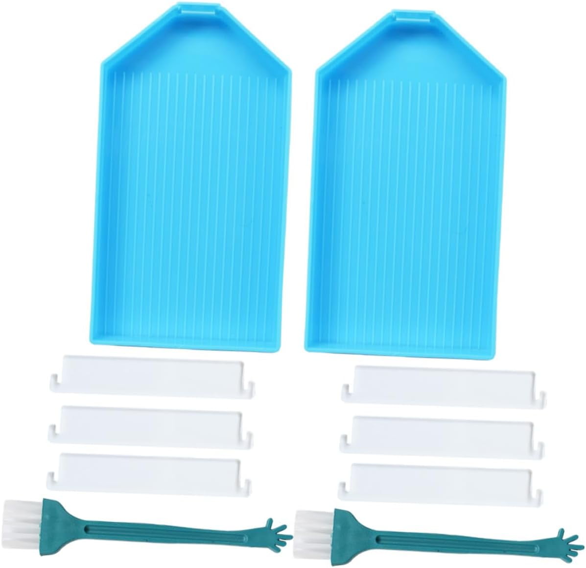 4 Sets Drill Plate Set Diamond Sorting Tray Flapper Accessories Nail ...