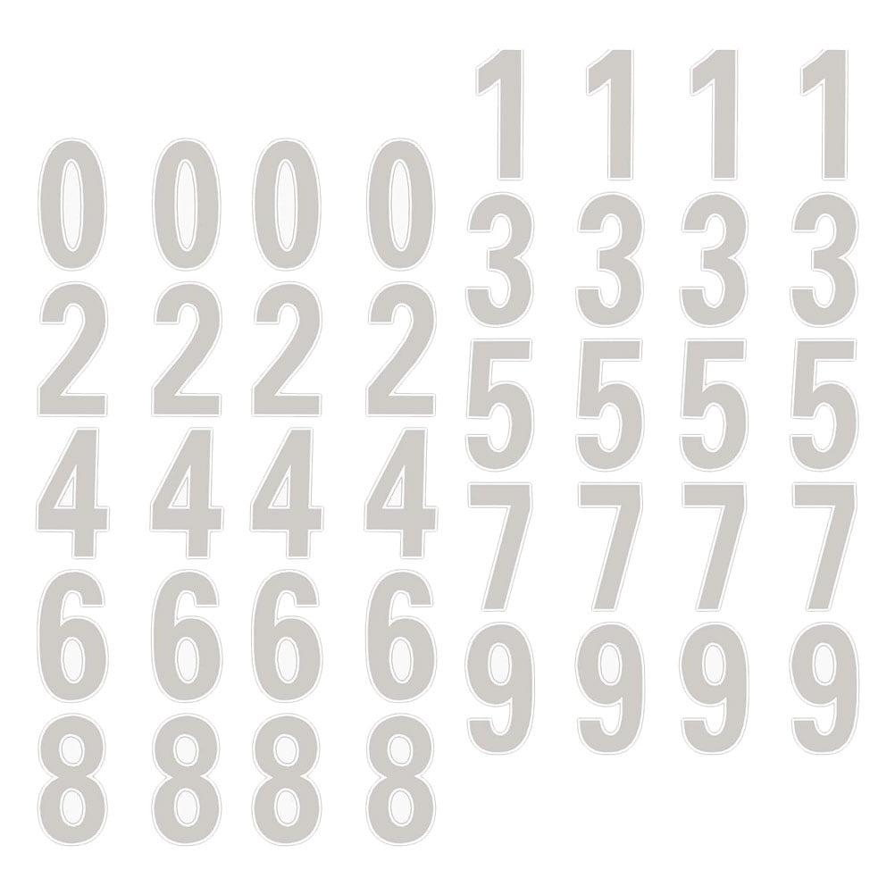 4 Sets Letters Mailing Labels Adhesive Numbers Stickers - Walmart.com