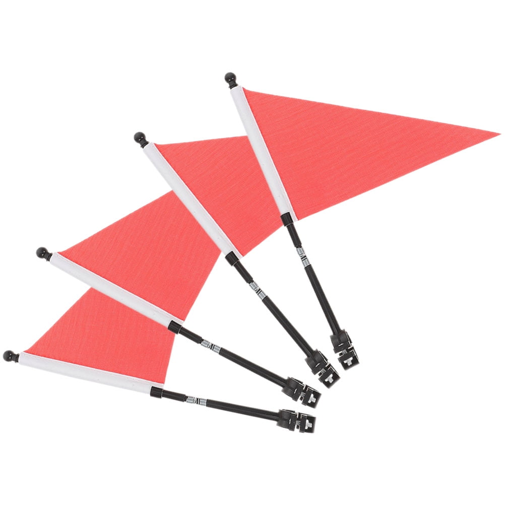 4 Sets Flag Emblems Bike Advertising Outdoor Signs Decoration Portable ...