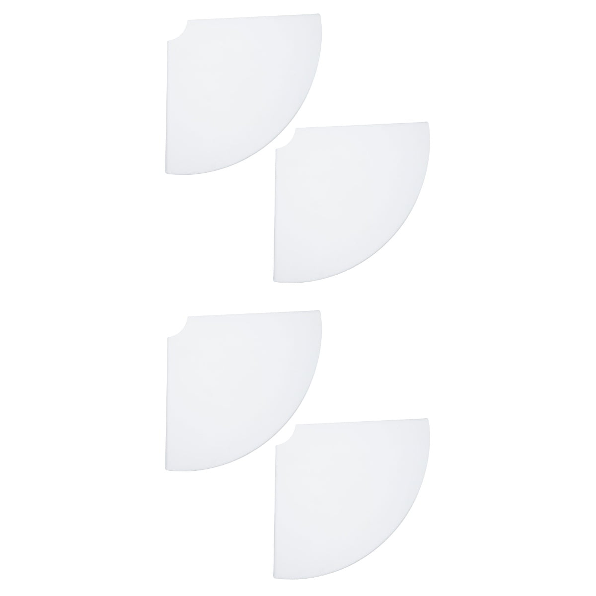4 Sets Floating Ledge Display Shelves Wall Corner Shelf Display Stand
