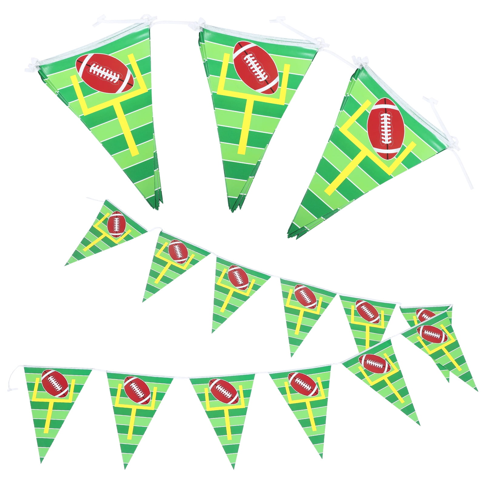 4 Sets Football Garland Banner Football Party Decorations Paper ...
