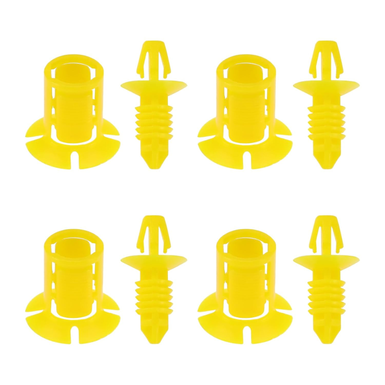 4 Sets Front Dash Insulator Clips Compatible with Fiesta C-MAX Kuga S ...