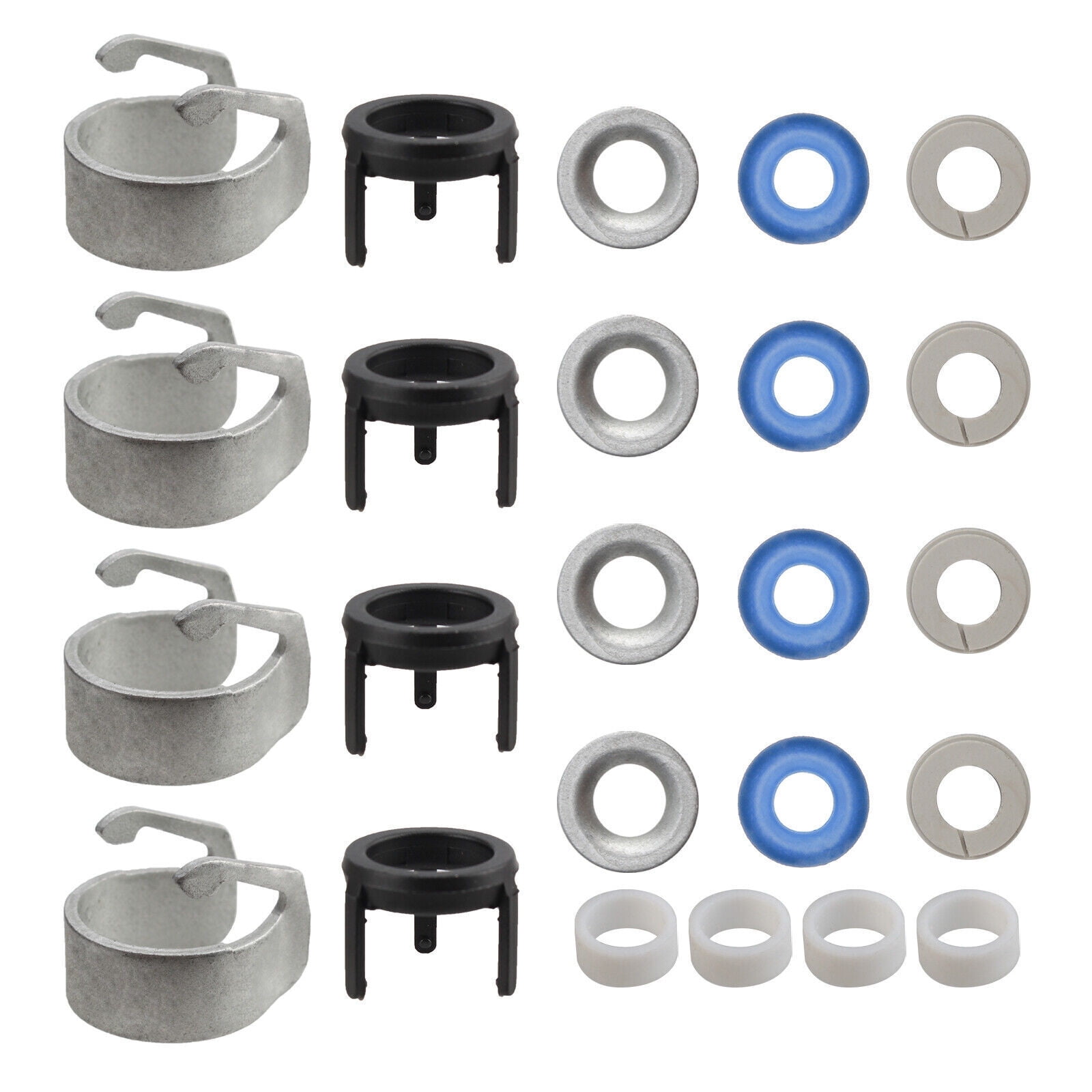 4 Sets Fuel Injector O-ring Seals Repair Kit Replacement for Volkswagen ...