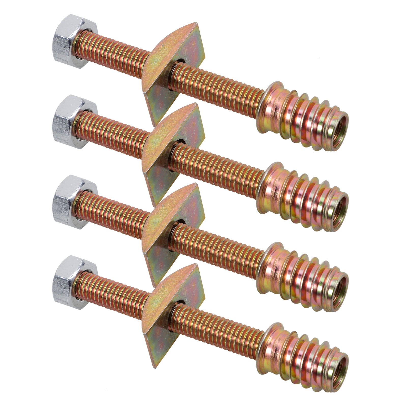 4 Sets Furniture Connector Fasteners Benchtop Thread Bolt Countertop ...