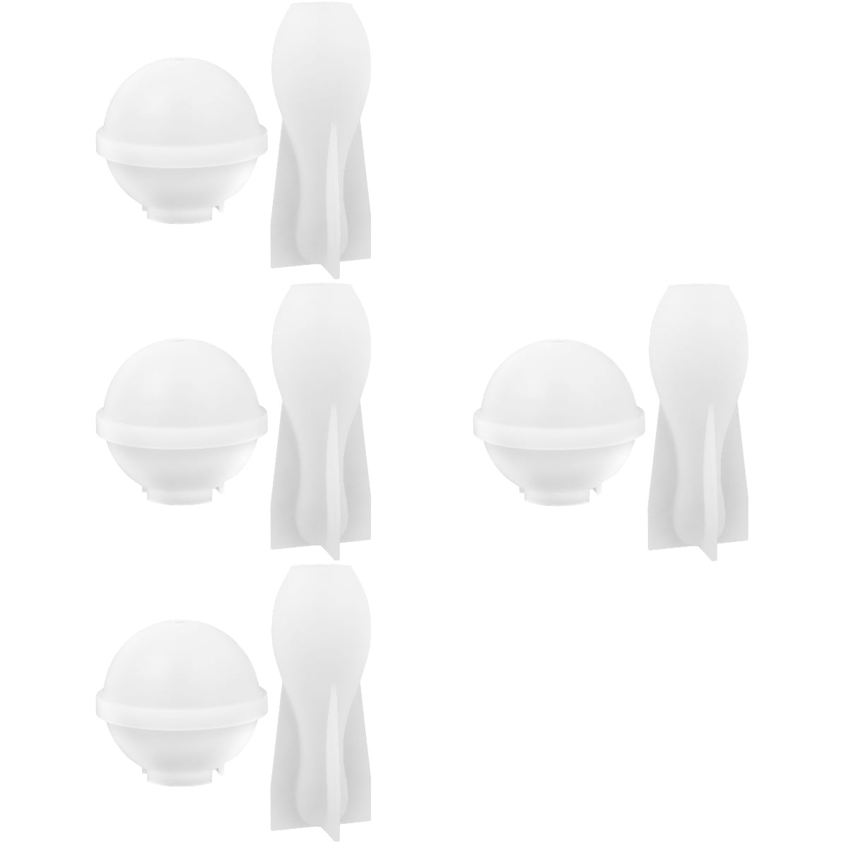 4 Sets Bowling Ball Mold DIY Ornament Making - Walmart.com