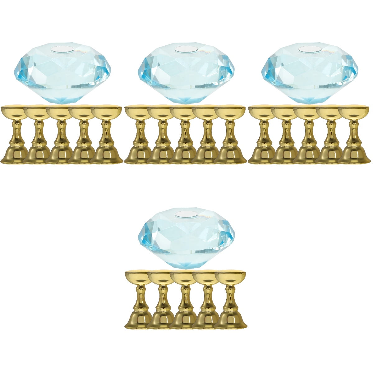 4 Sets Gel Nail Polish Kit Ingrown Toenail Tool Manicure Practice Base ...