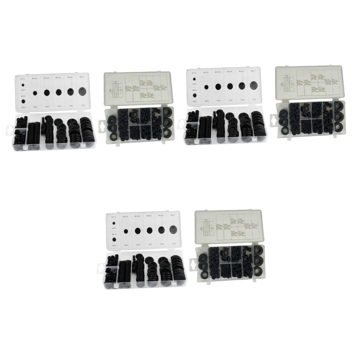 4 Sets Grommet Grommet Gasket for Piano Electrical Wire Gasket Rubber ...