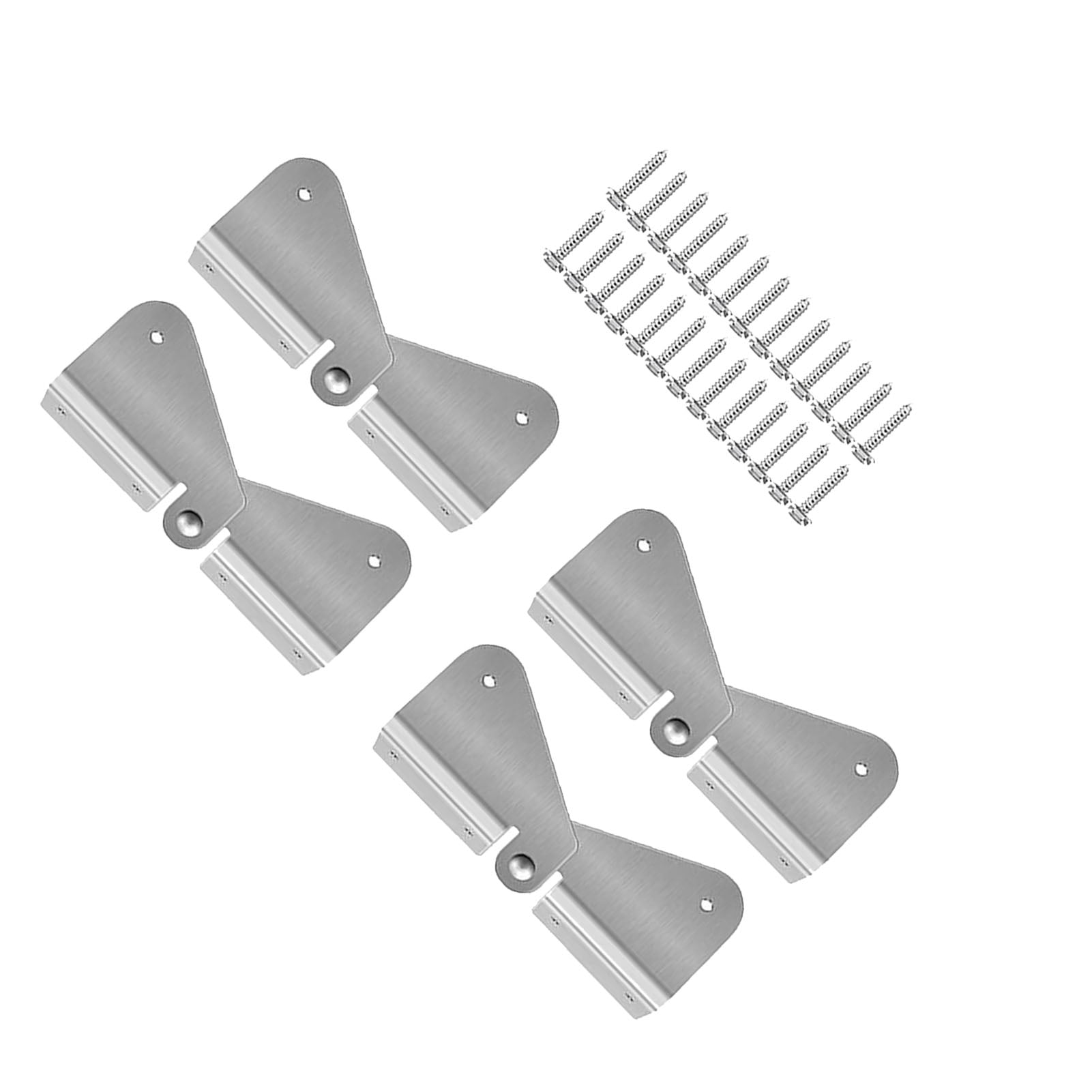 4 Sets Gutter Downspout Extension Hinge Stainless Steel Flip Up Hinge ...