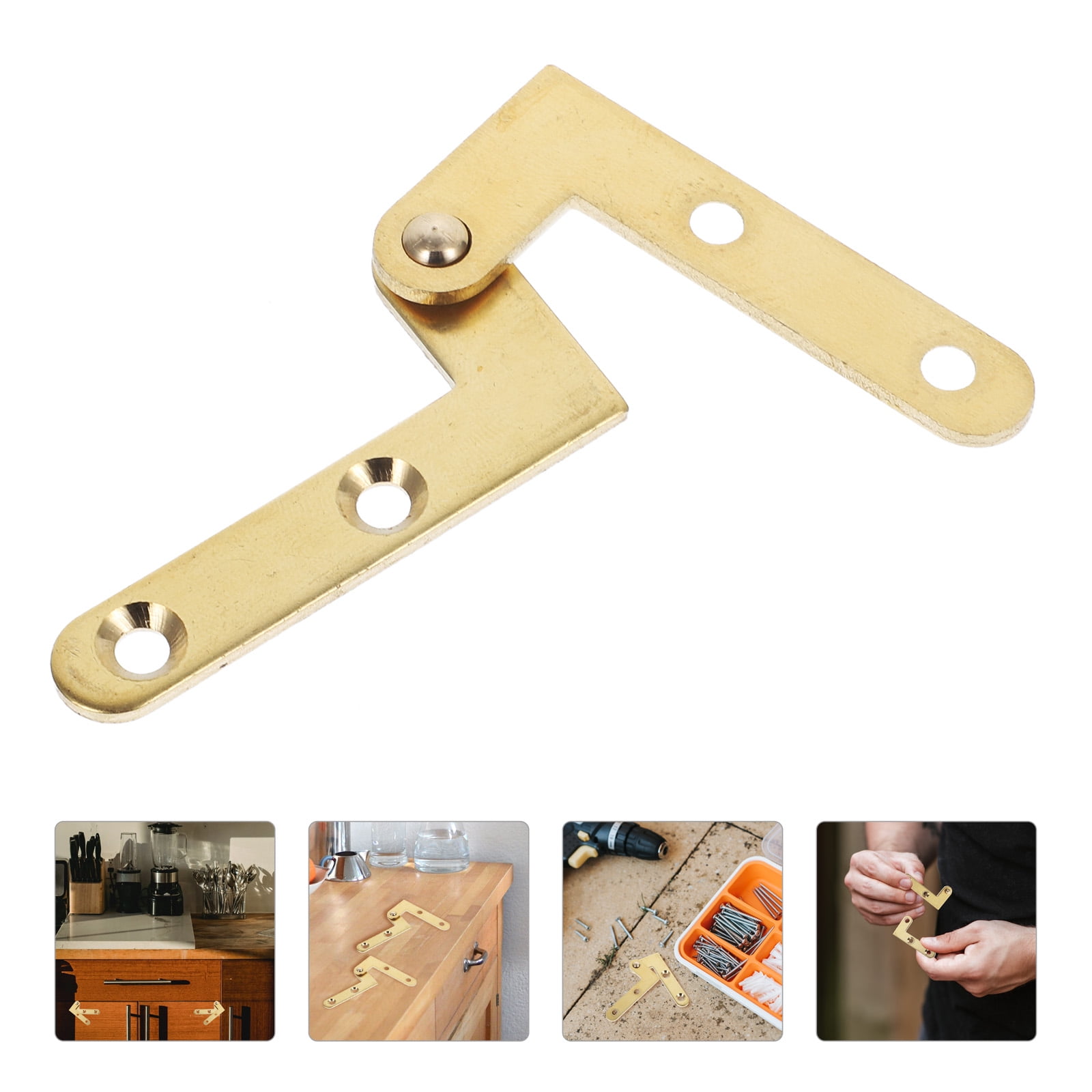 4 Sets Hidden Door Hinge Up Down Shaft Hinge Rotatable Door Pivot Hinge ...