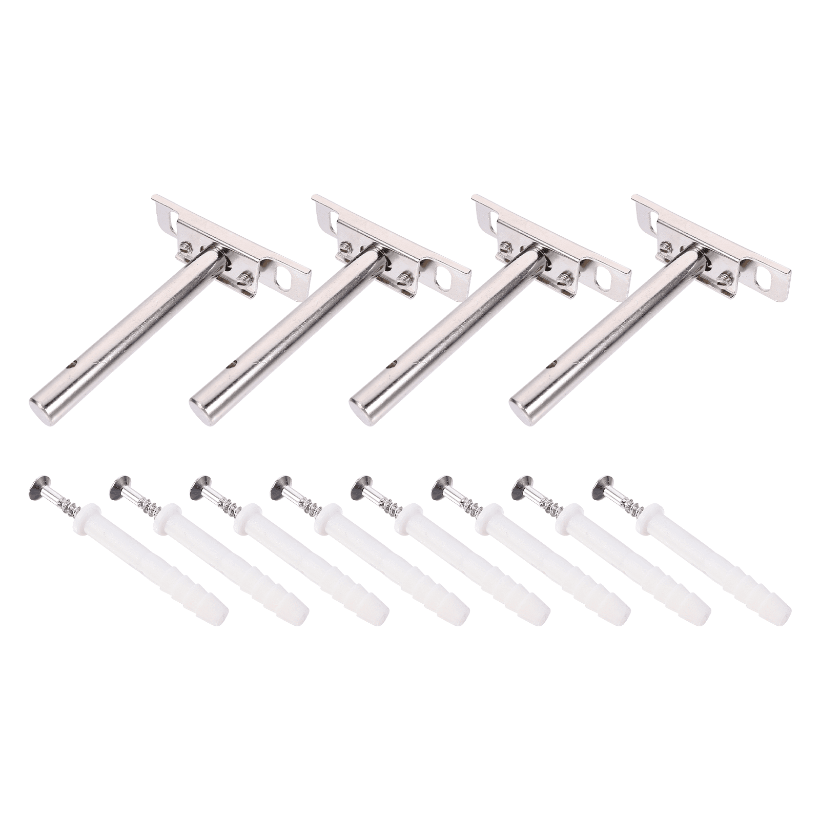4 Sets Shelf Bracket Concealed Blind Shelf Wall Mount Support with ...
