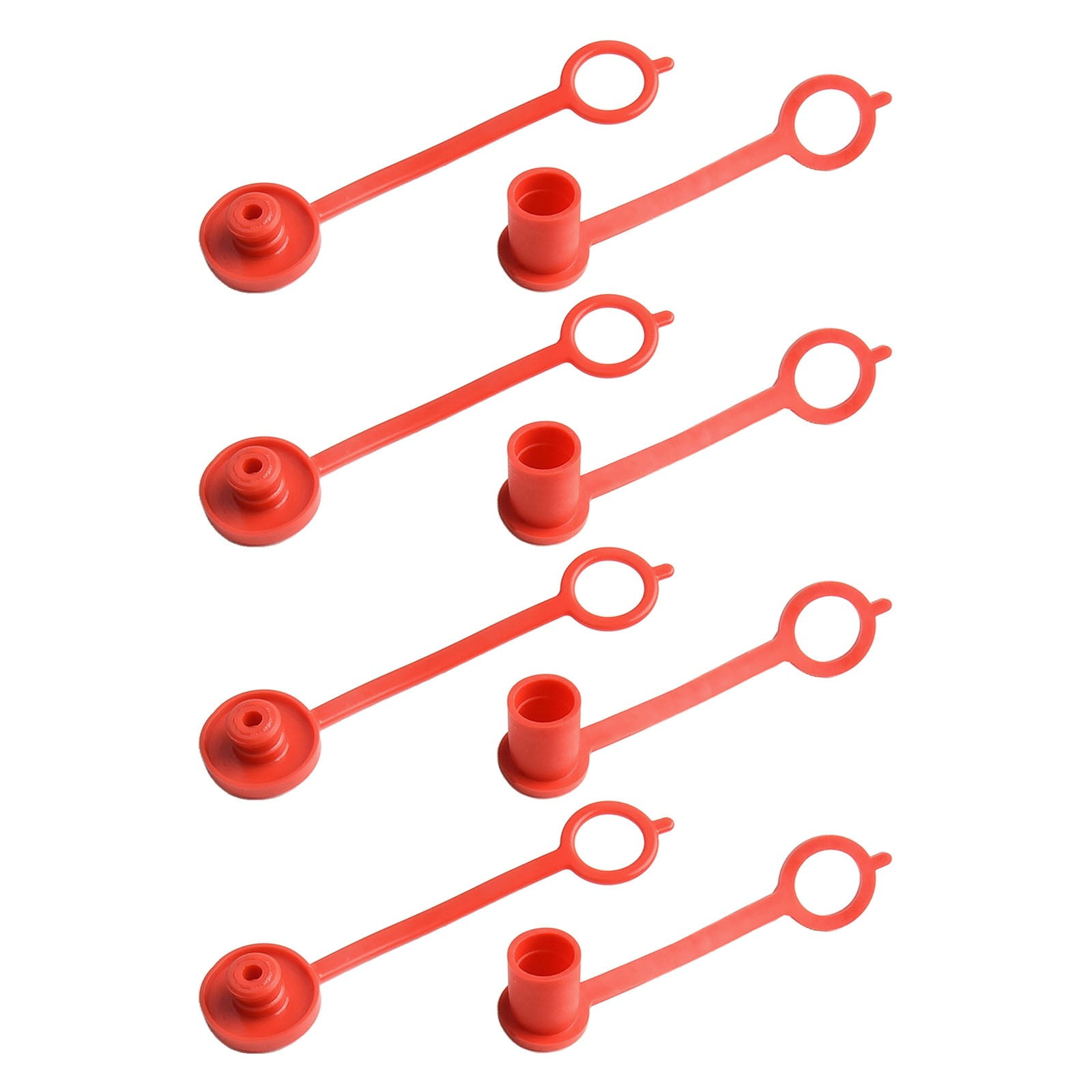 4 Sets Hydraulic Quick Connectors for M22*1.5 Threaded Connector Dust ...