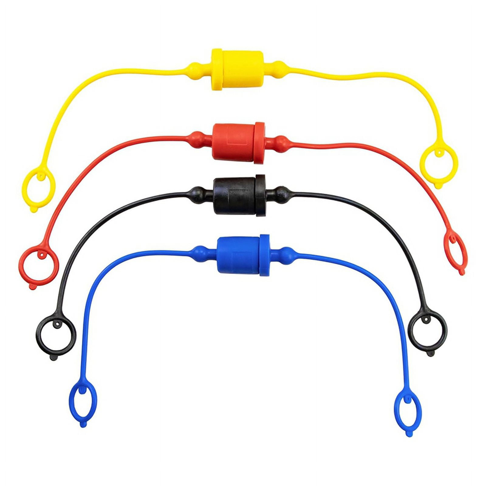 4 Sets Hydraulic Quick Coupler Male Dust Cap and Female Plug Cover ...