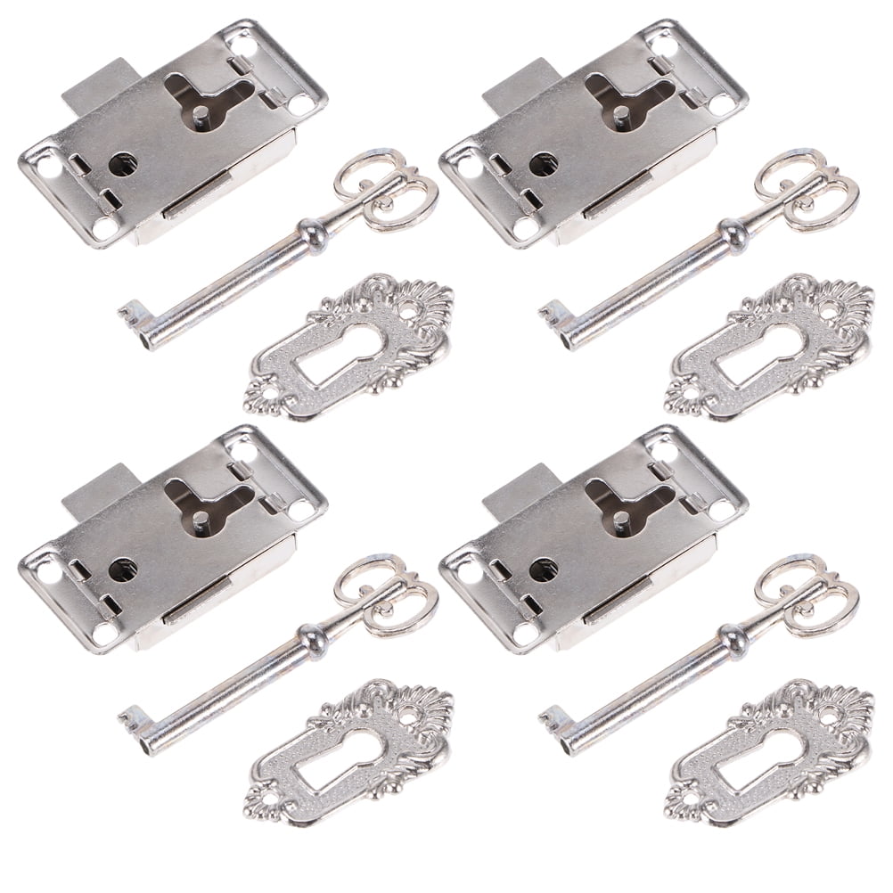 Howooi 4 Sets Jewelry Box Locks Retro Cupboard Latches Metal Furniture ...