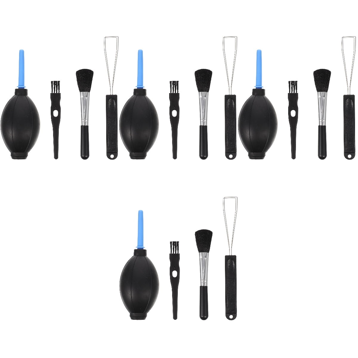 4 Sets Keyboard Cleaning Brush Cleaner Phone Duster Black Tpe Nylon ...