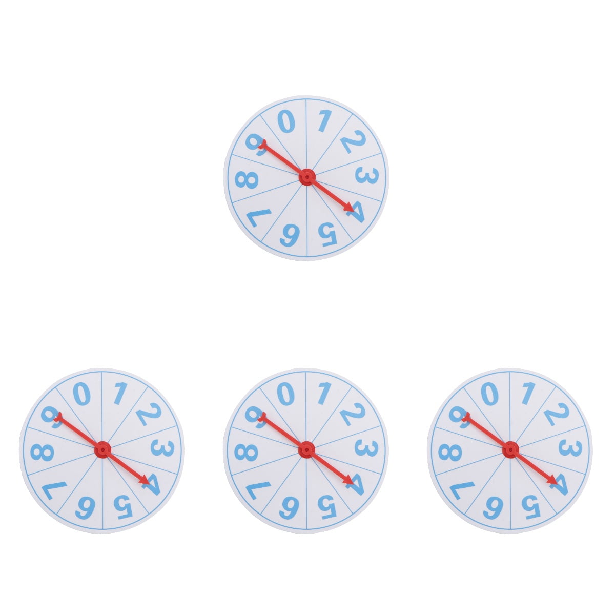 4 Sets Lottery Turntable Toys Party Prop Game Wheel Vacatio Brain Toy ...