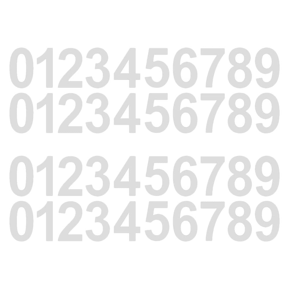 4 Sets Mailing Labels Outdoor Number Stickers Reflective Mailbox ...