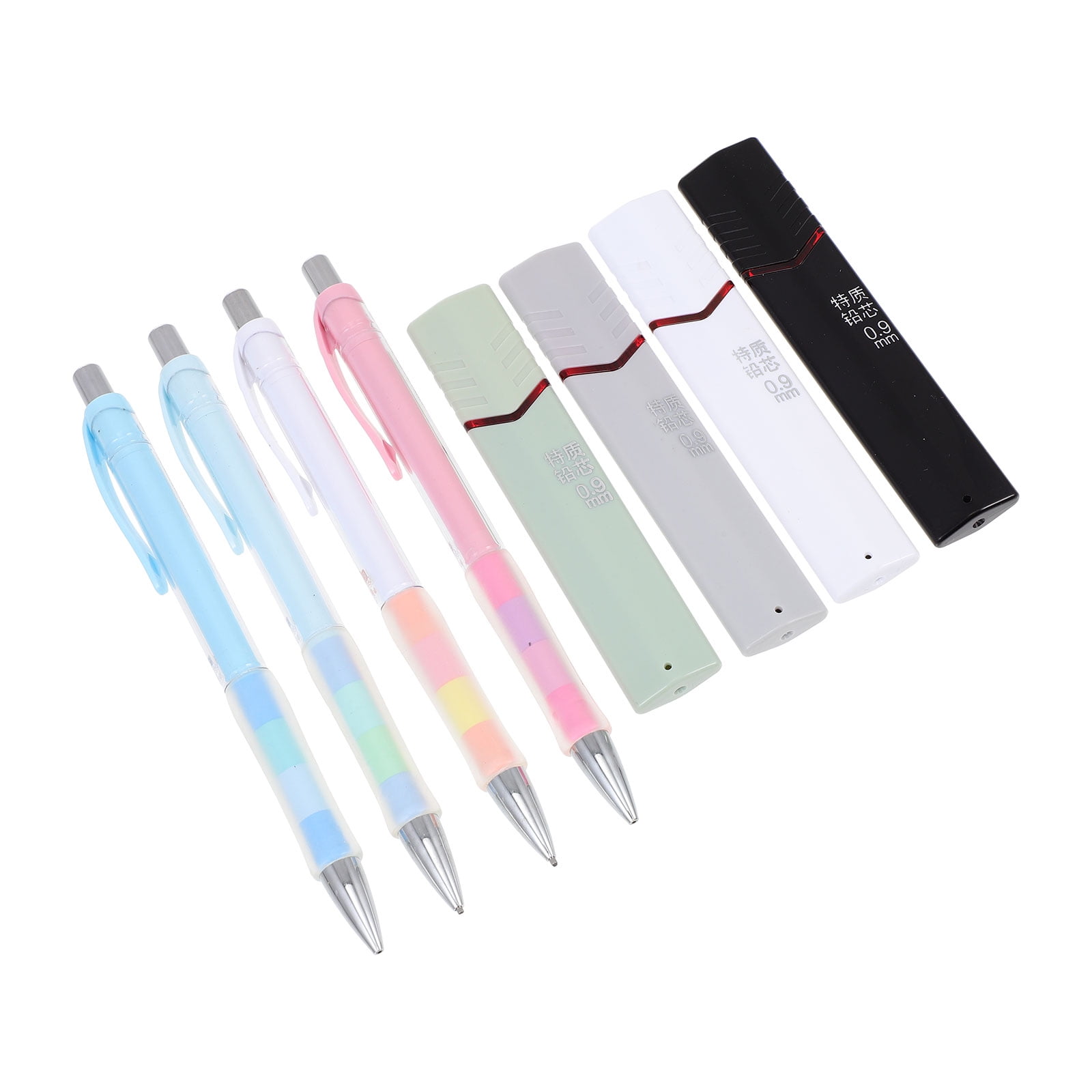 4 Sets Mechanical Pencil LED Pencils Aesthetic Student Use Colorful ...