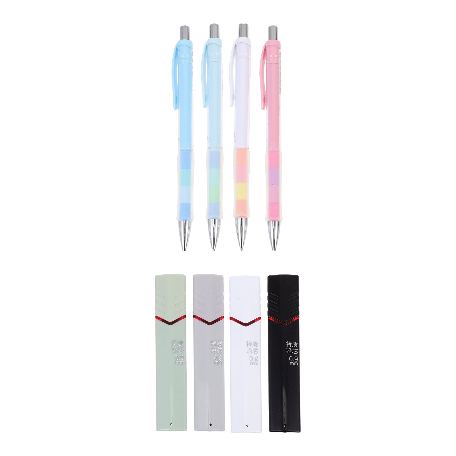 4 Sets Mechanical Pencils Pastel Case Beautiful Appearance - Walmart.com