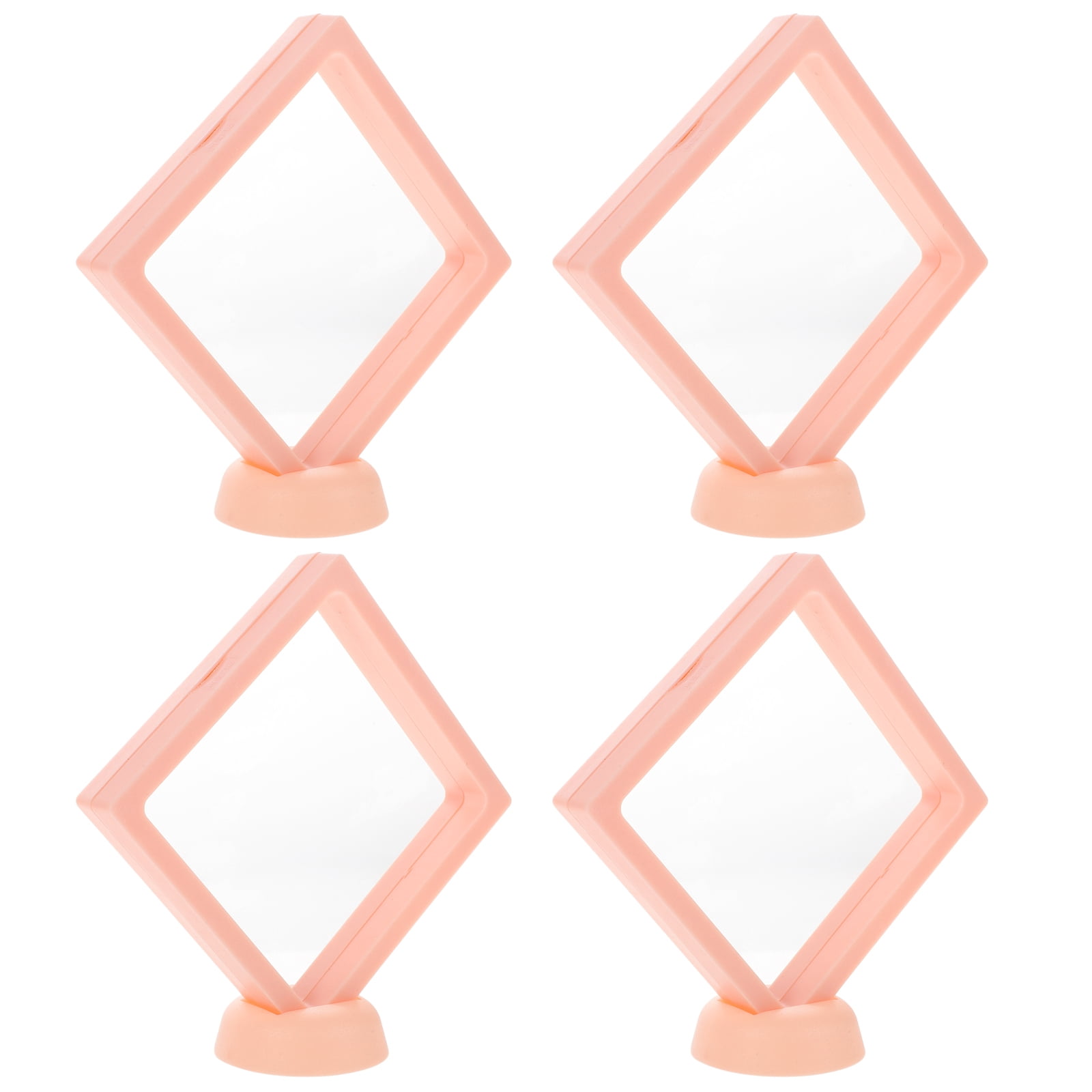 4 Sets Mini Figures Storage Box Mini Toy Display Case Miniature Figure ...