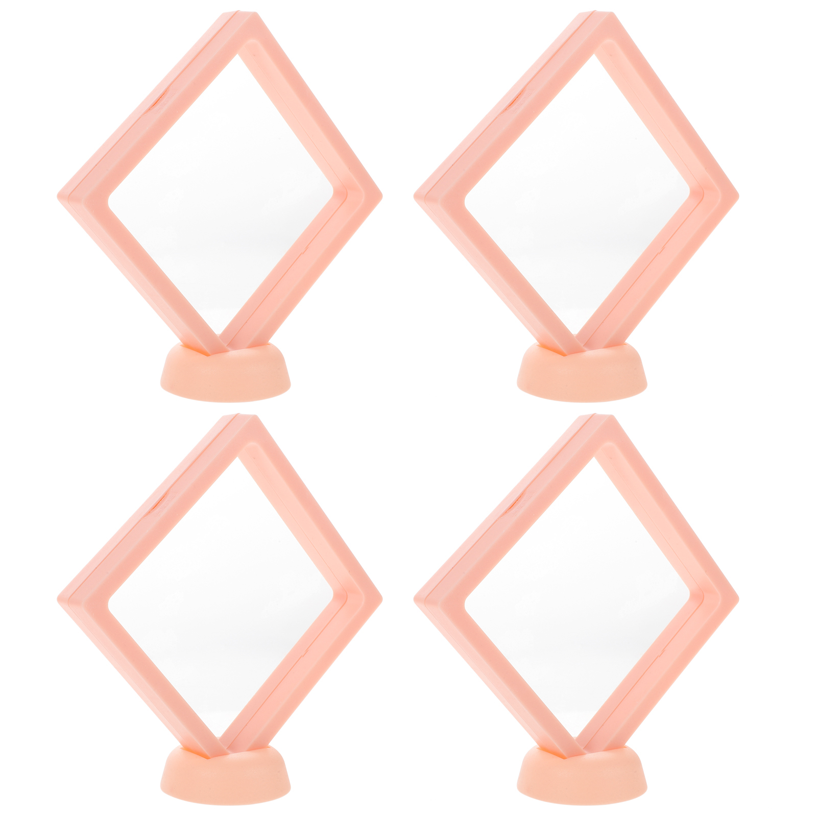 4 Sets Mini Toy Display Case Countertop Display Box Holder for ...