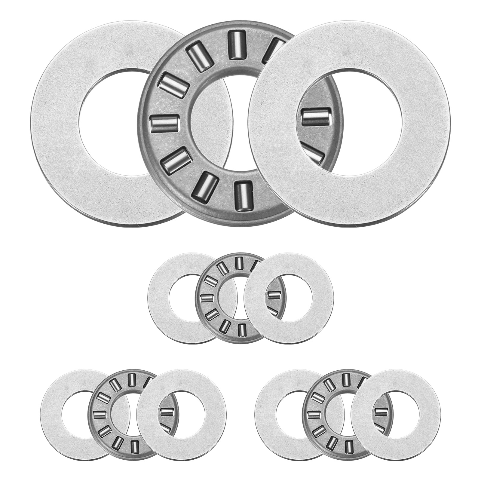 4 Sets NTA512+2TRA Thrust Needle Roller Bearings, 5/16 x 3/4 x 5/64 ...